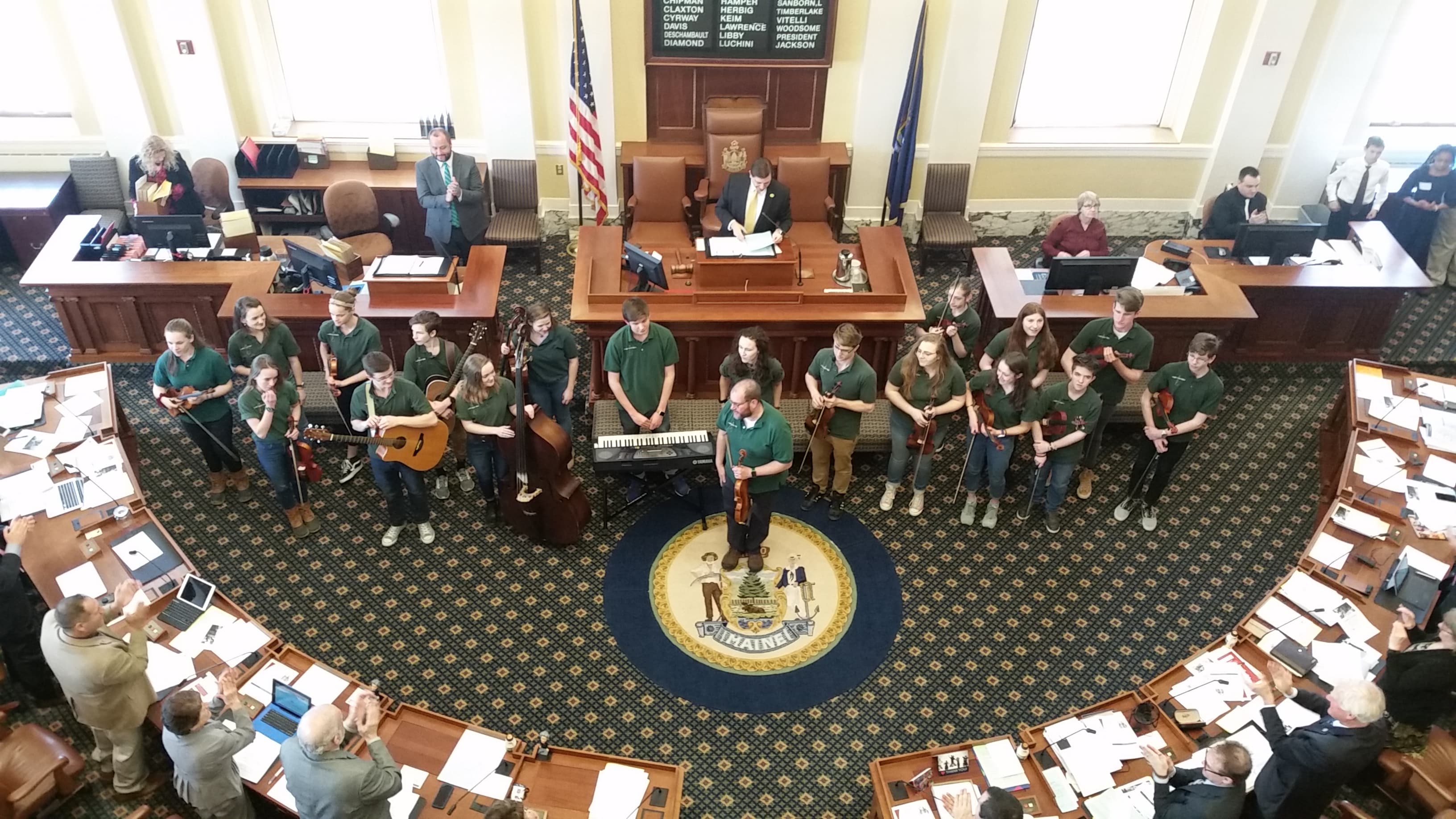 Franklin County Fiddlers Perform in Maine Senate – Maine Senate Republicans