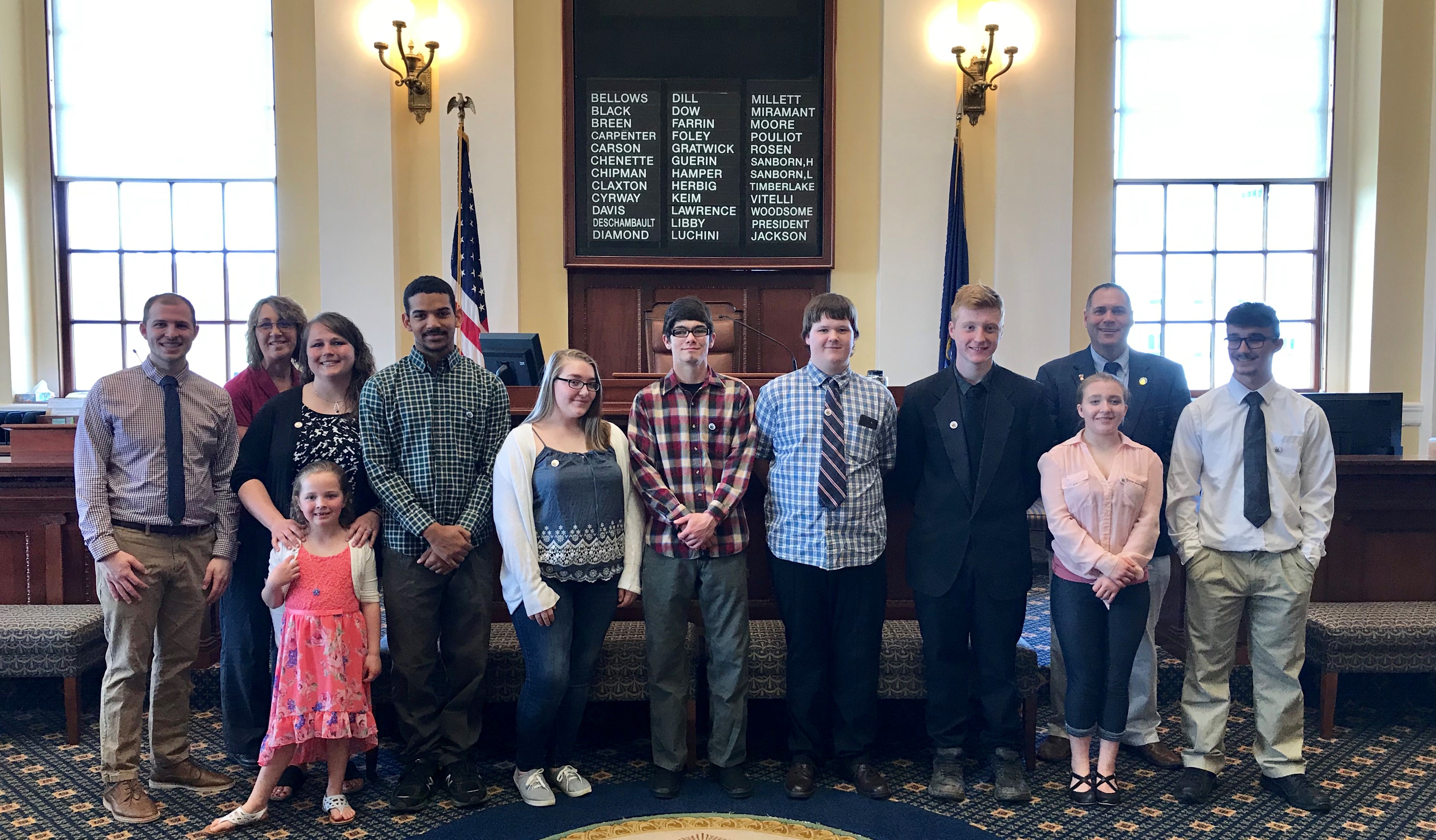 Skowhegan Government Class Visits State Capitol – Maine Senate Republicans